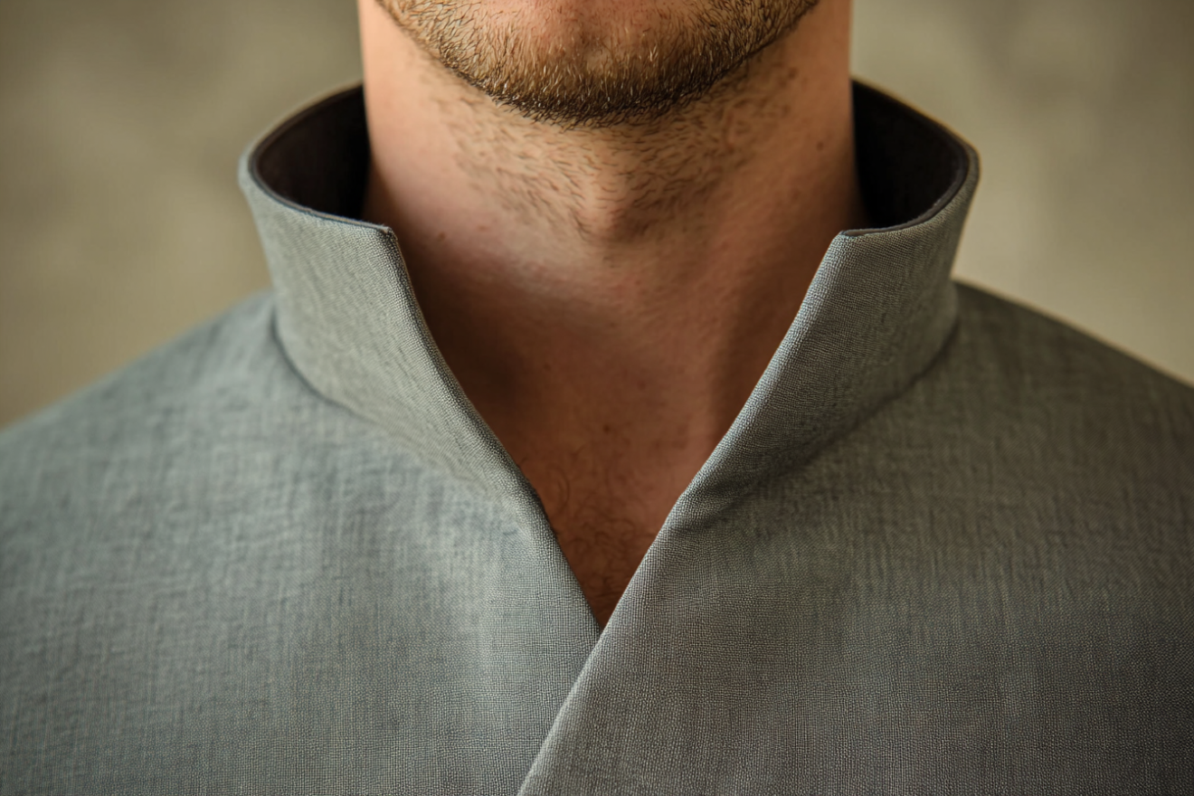 Johnny Collar: The Classic Italian V-Neckline Collar Explained