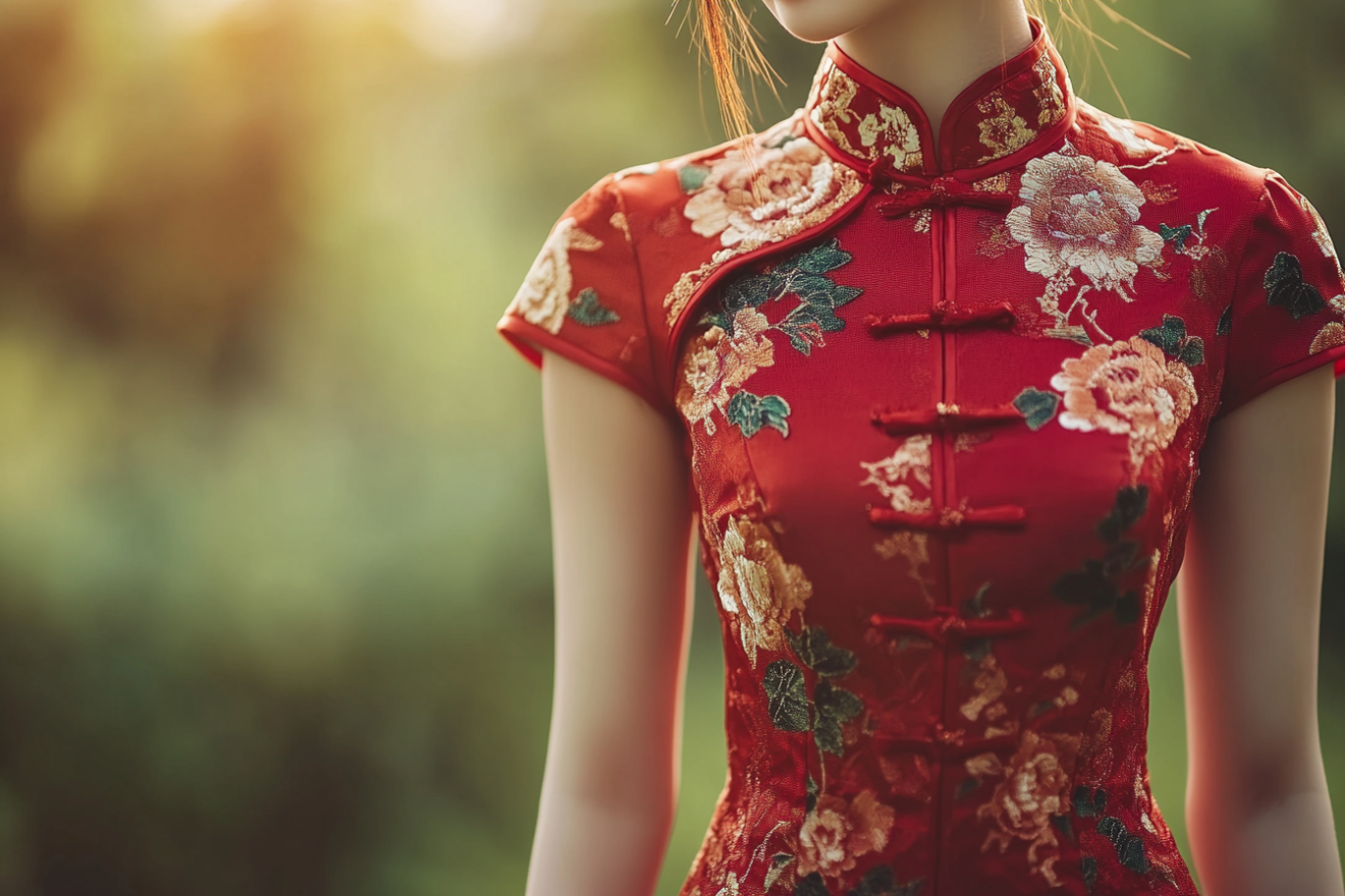 Cheongsam: The Iconic Chinese Dress with Stand-Up Collar and Side Slits