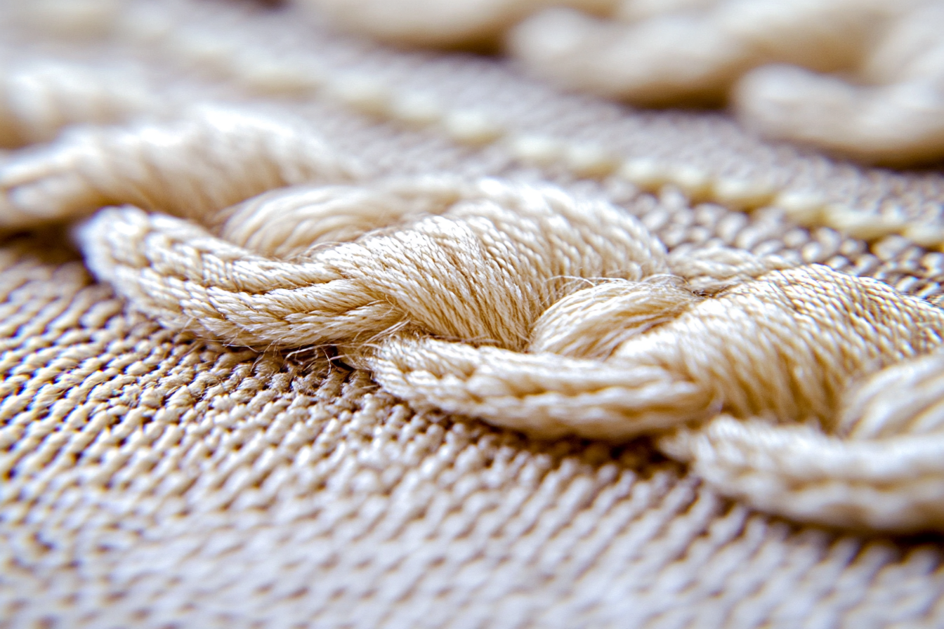 Cable Stitch: A Detailed Guide to Creating Embroidery Texture