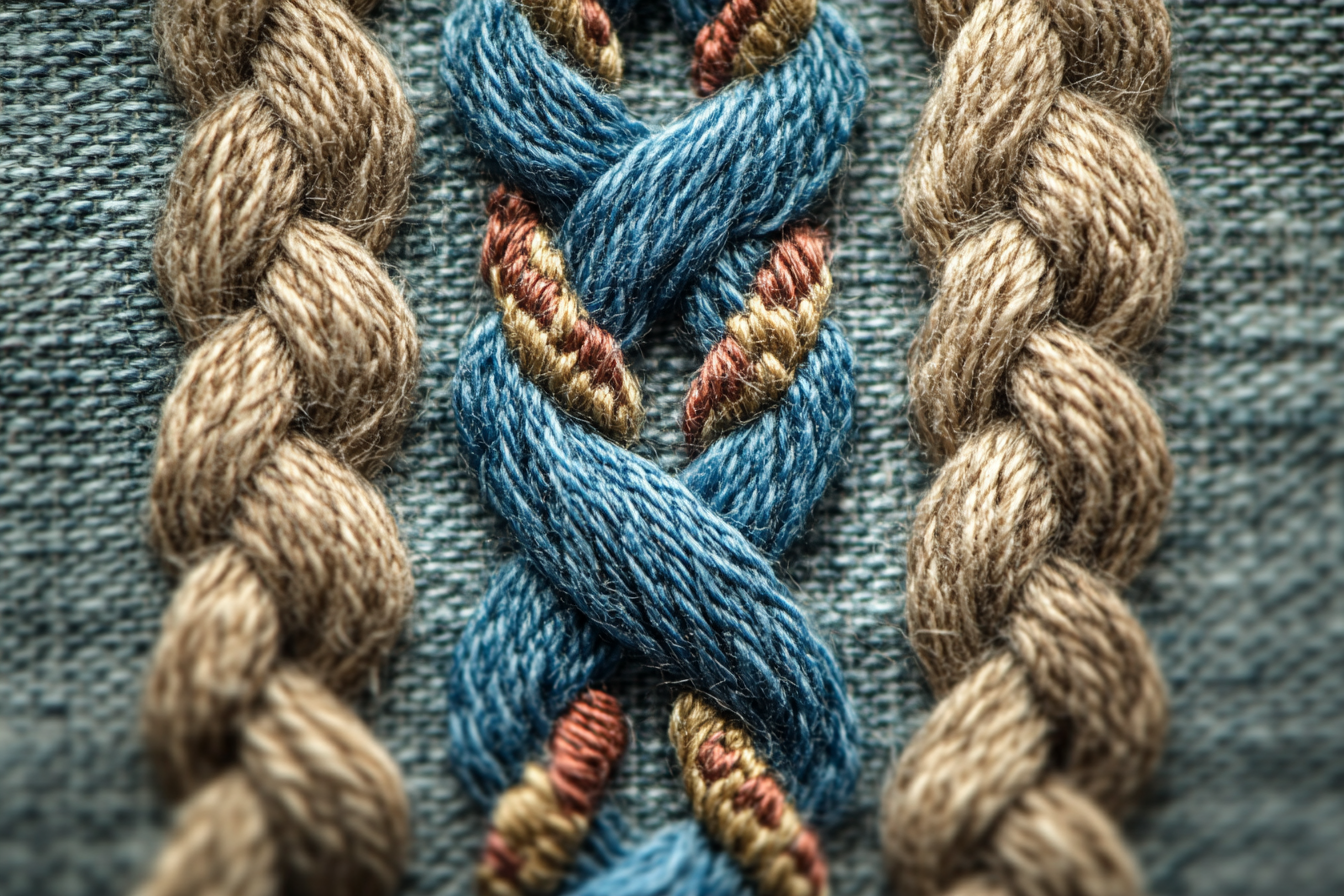 Cable Stitch: A Detailed Guide to Creating Embroidery Texture