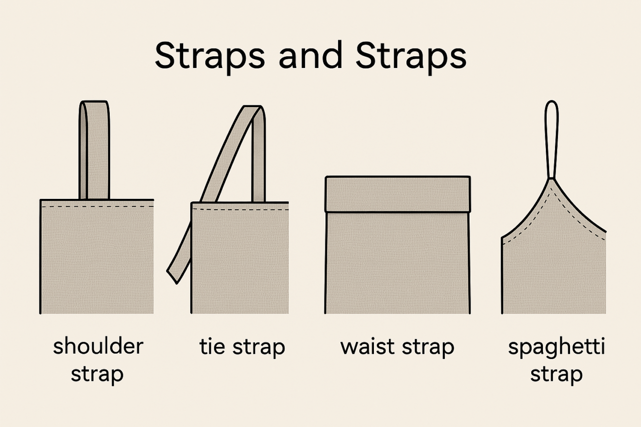 Straps in Fashion: Types, Construction & Garment Use