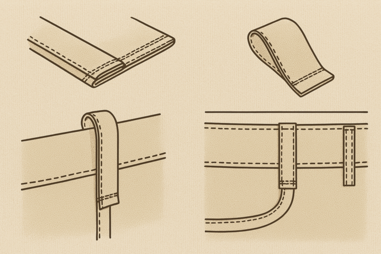 Loops in Sewing: Belt Loop Construction for Jeans & Pants