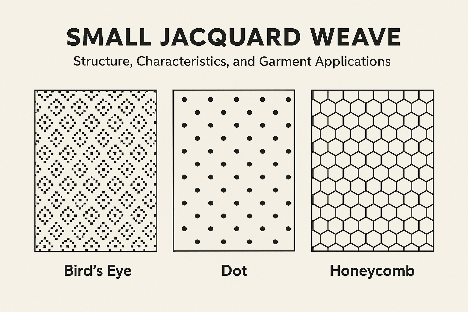 Small Jacquard Weave: Subtle Woven Patterns for Elegant Fashion
