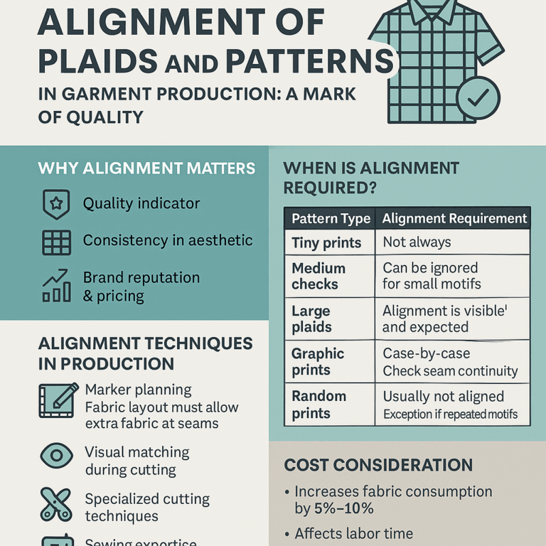Pattern and Plaid Alignment in Apparel: Importance & Technique
