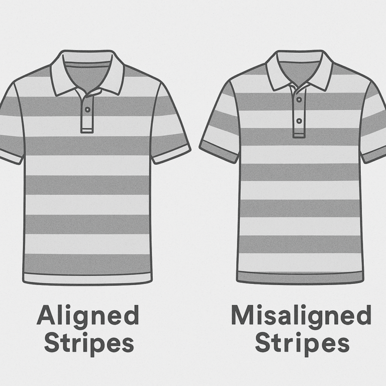Stripe Fabric Cutting: How to Align Stripes in Shirts & Garments