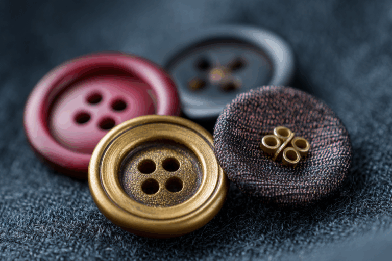 Types of Buttons and Shank Structures in Garment Design