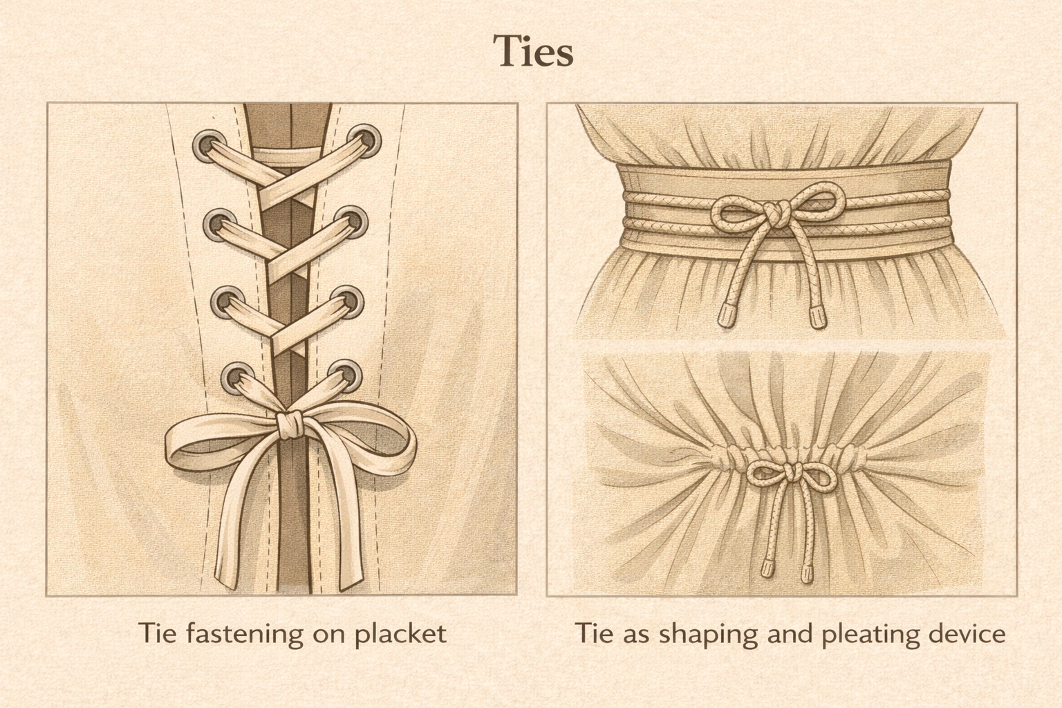 Tie Fastening Systems in Garment Design